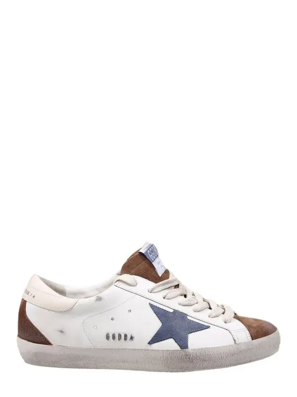 GOLDEN GOOSE Super-star Leather Sneakers - Multicolor