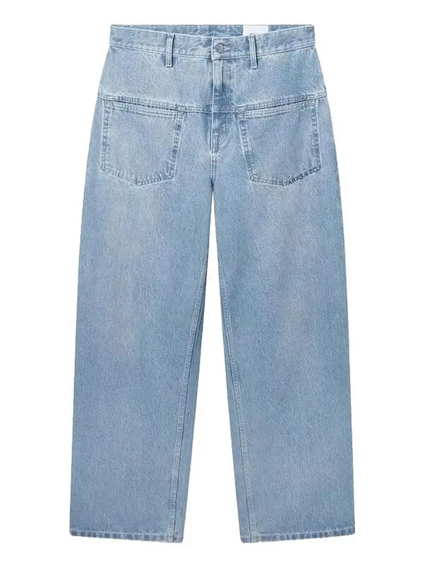 Axel Arigato Denim Wide-leg Jeans - Blue