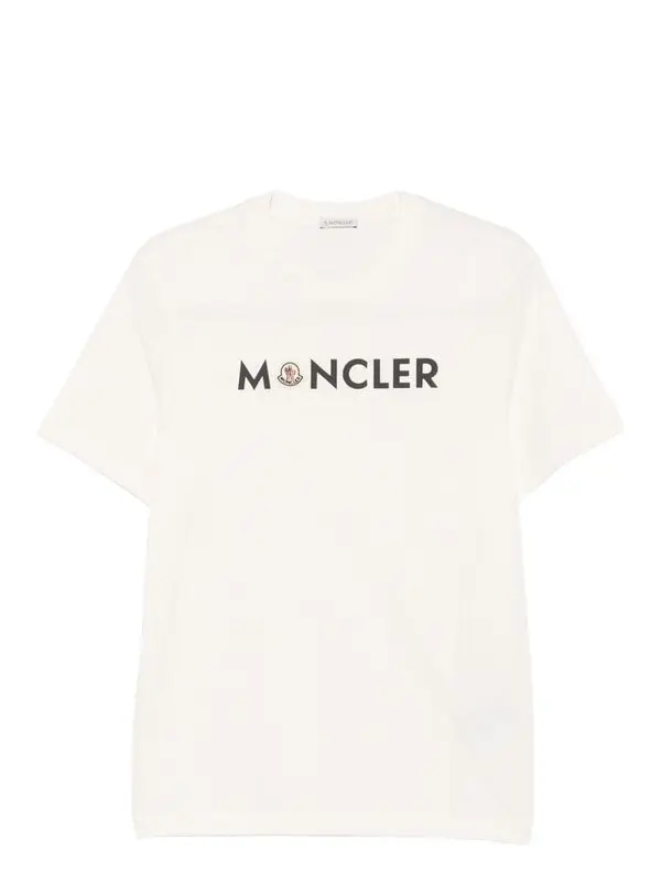 Moncler Logo Cotton T-shirt - Multicolor