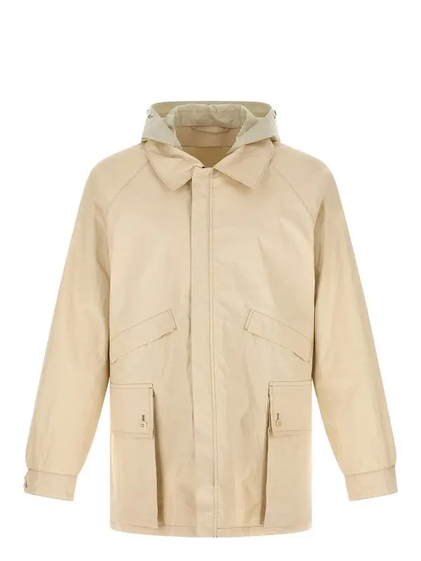 LEMAIRE Waterproof Technical Linen Jacket - Cream