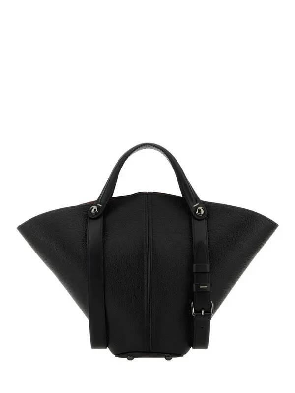 MAISON MARGIELA Leather Bucket Bag - Black