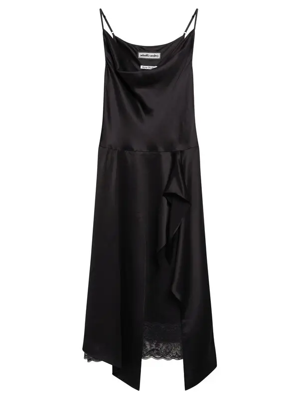 Acne Studios Satin Slip Dress - Brown