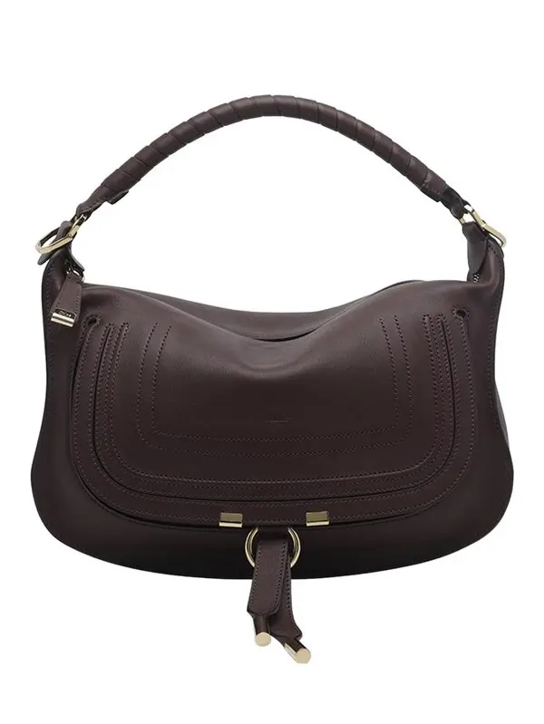 Chloé Marcie Shoulder Bag - Brown