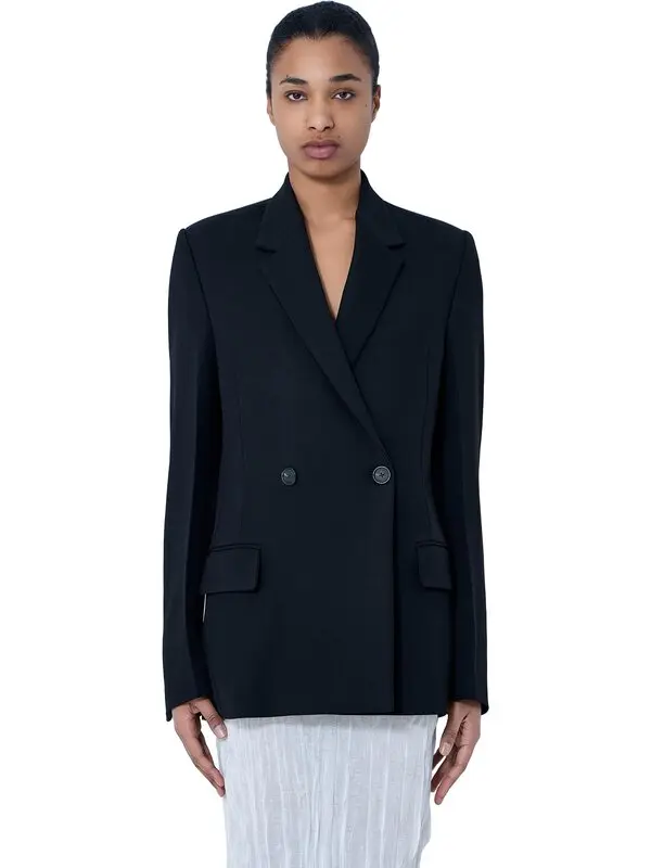 TOTEME Double-breasted Blazer - Black