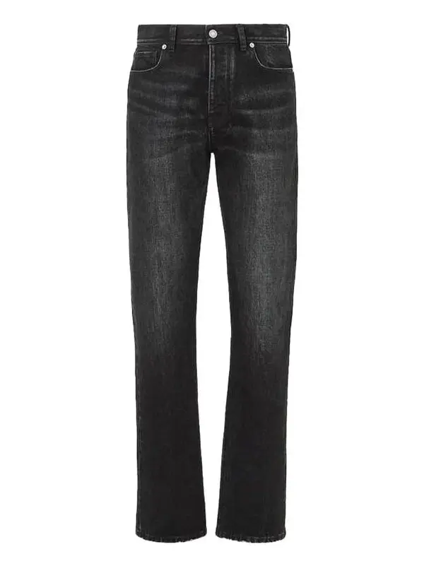 Fendi Denim Regular And Straight-leg Jeans - Black