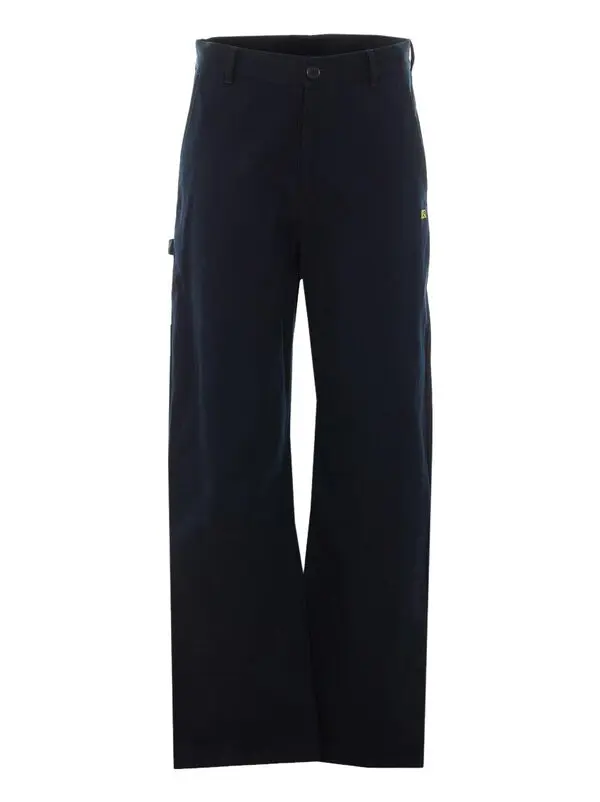 Loewe Embroidered Double L Pants - Blue
