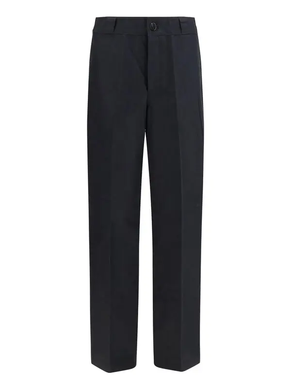 Prada Technical Wide-leg Pants - Black