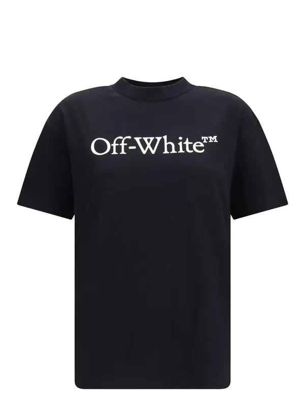 Off-White Big Logo Bookish T-shirt - Black
