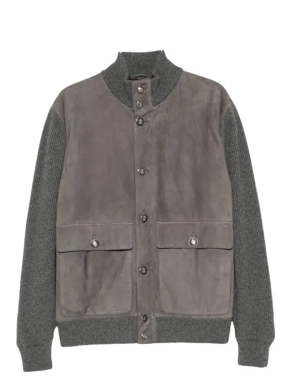 Brunello Cucinelli Leather Jacket - Multicolor