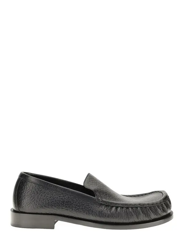 Dries Van Noten Leather Loafers - Black