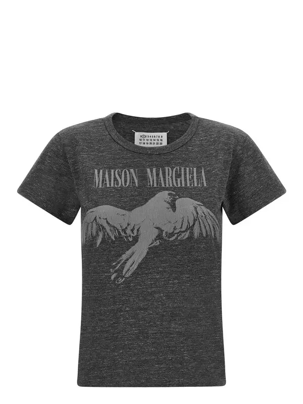 MAISON MARGIELA Graphic Print T-shirt - Gray
