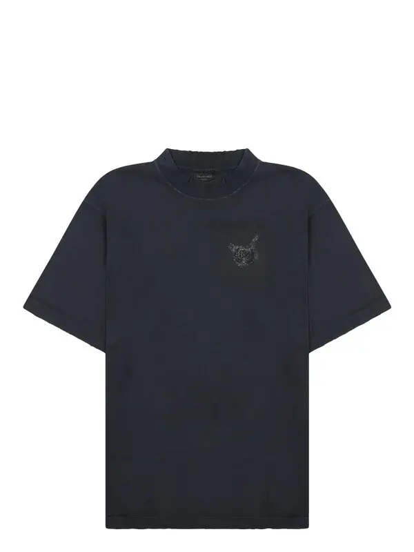 Balenciaga Medium Fit T-shirt - Black