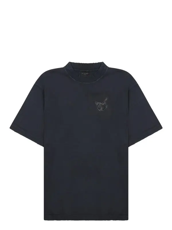 Balenciaga Medium Fit T-shirt - Black