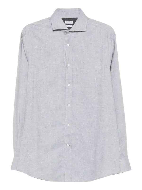 Brunello Cucinelli Cotton Blend Shirt - Multicolor