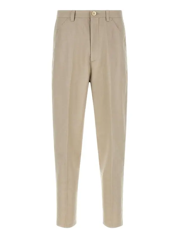 Brunello Cucinelli Panama Trousers - Brown