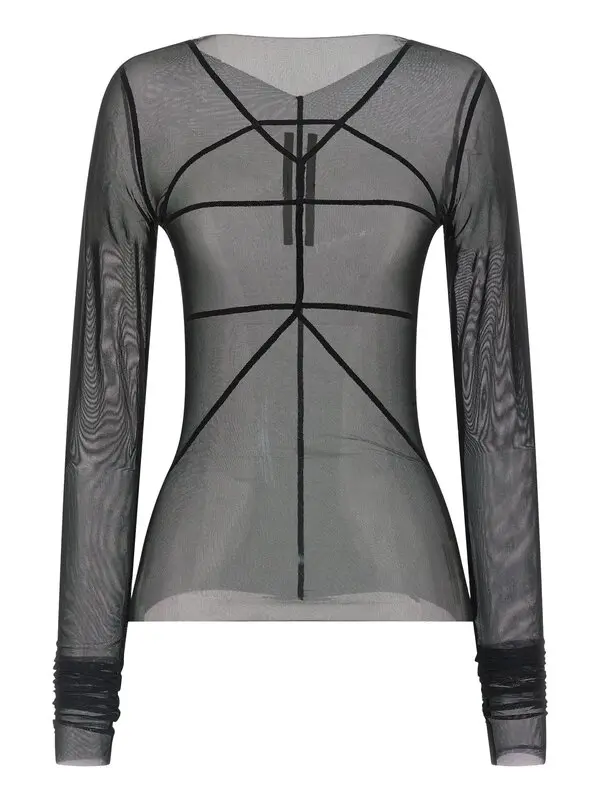 Rick Owens Temple Top' Sweater - Black