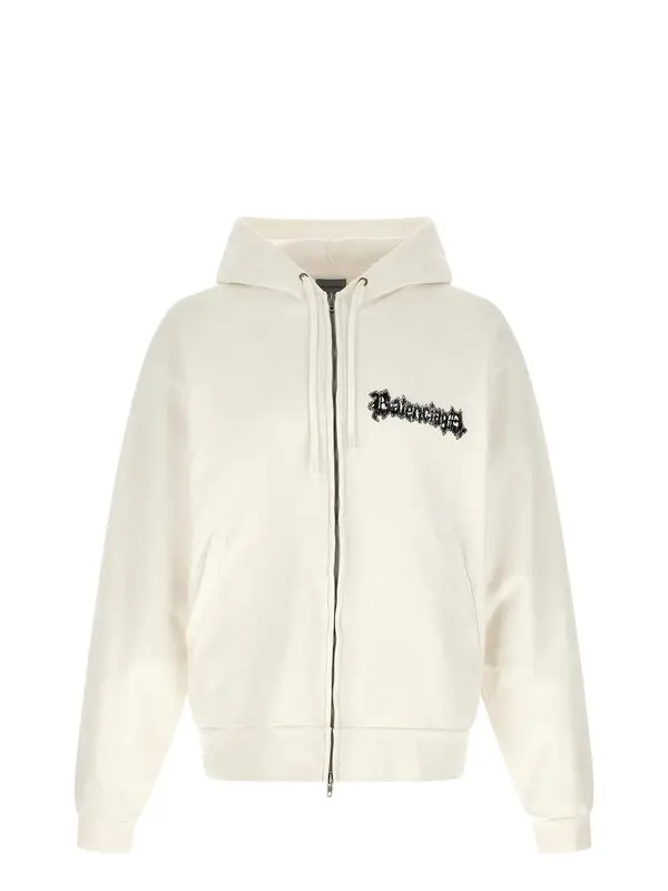 Balenciaga Salon De Couture' Hoodie - White