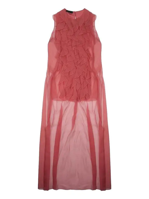 Alberta Ferretti Silk Sleeveless Shirt - Pink