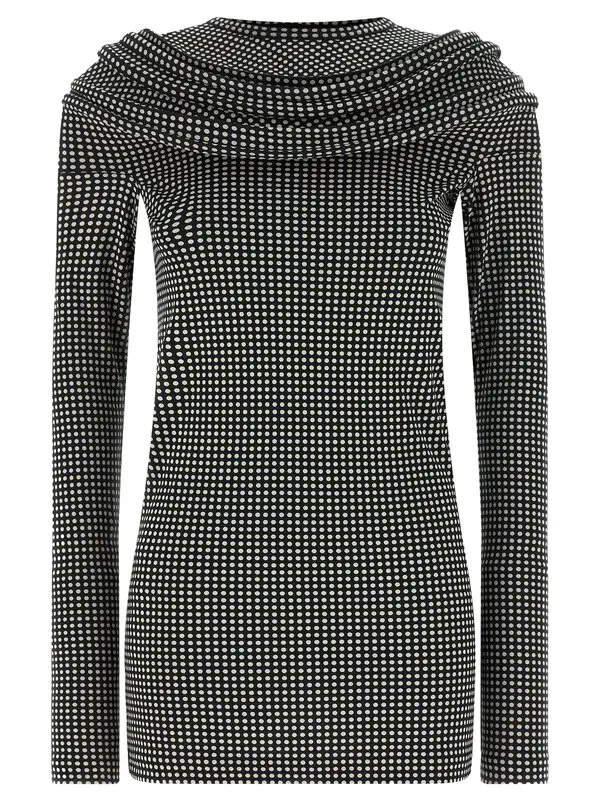 Junya Watanabe Sculptural Polka Dot Mini Dress - Multicolor