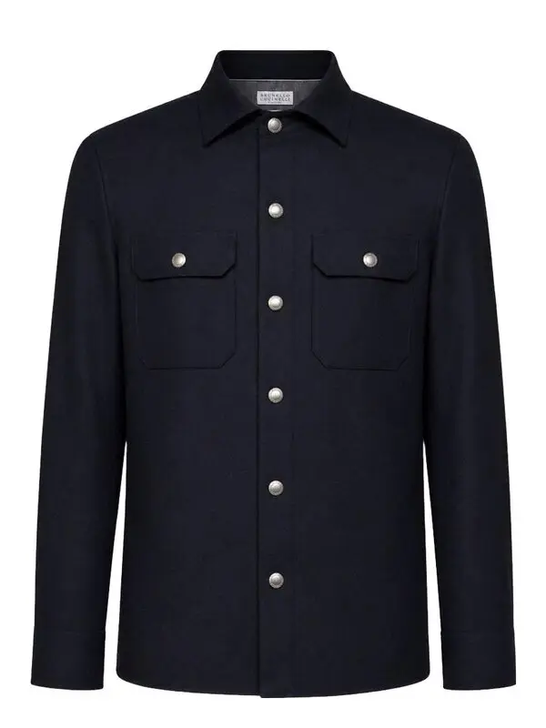 Brunello Cucinelli Wool Shirt - Multicolor