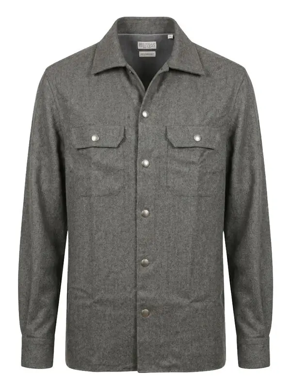 Brunello Cucinelli Wool Shirt - Multicolor