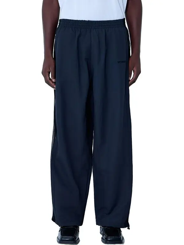 Vetements Mesh Panel Track Pants - Black