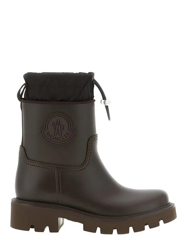 Moncler Kickstream' Rain Boots - Brown