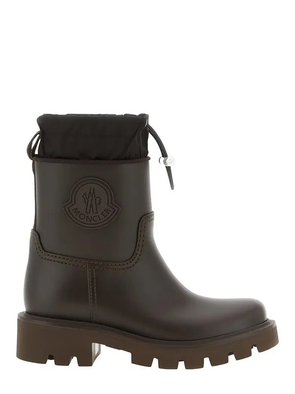 Moncler Kickstream Rain Boots - Brown