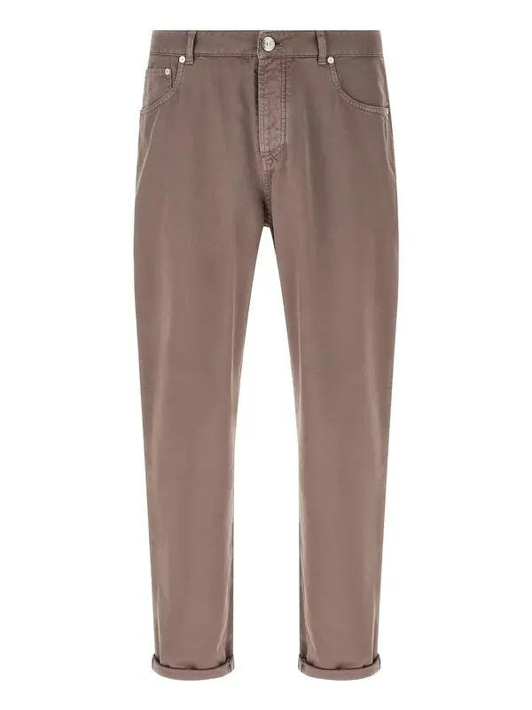 Brunello Cucinelli Five-pocket Pants - Brown