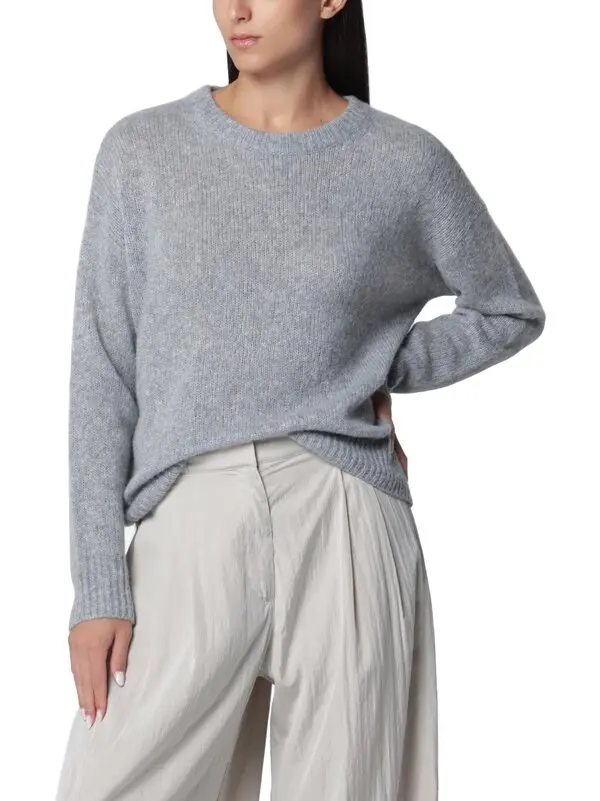 LISA YANG Cashmere And Silk Lova Sweater - Gray