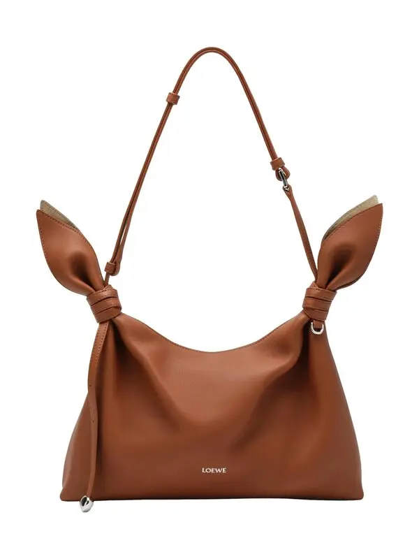 Loewe Medium Scarf Bag In Light Leather - Brown
