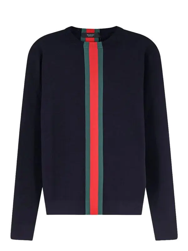 Gucci Web Detail Cotton T-shirt - Multicolor
