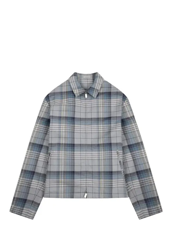 Dior Zippered Check Shirt - Multicolor