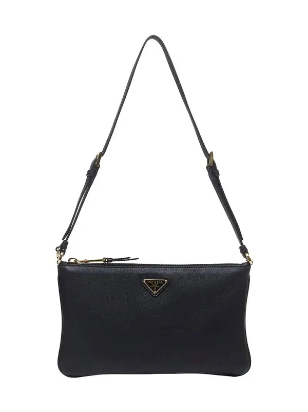 Prada Borse Black Shoulder Bag - Multicolor