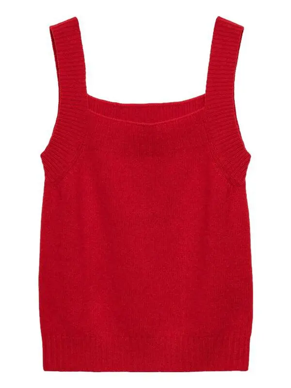 Prada Shetland Wool Tank Top - Red