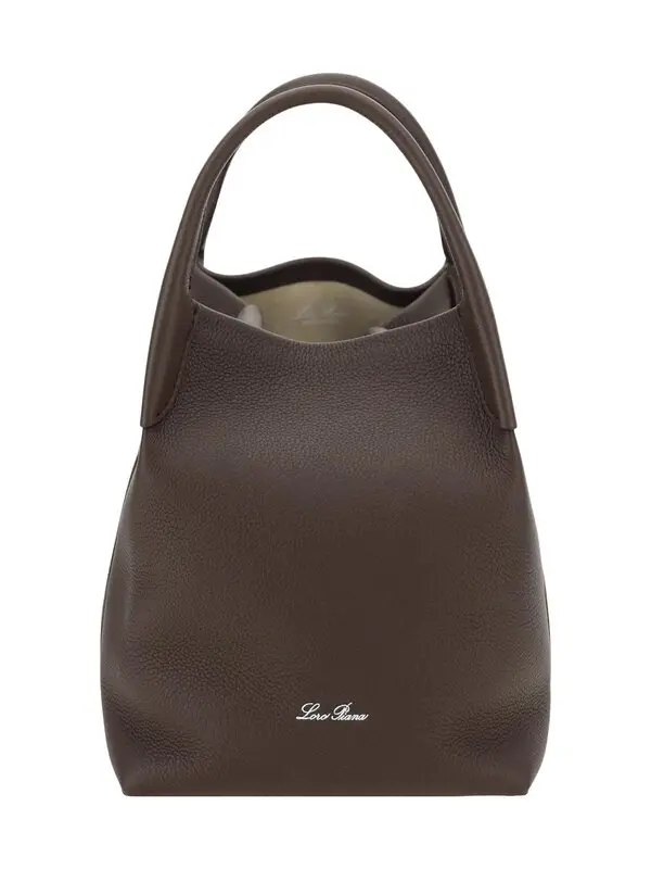 Loro Piana Small Bale Bucket Bag - Brown