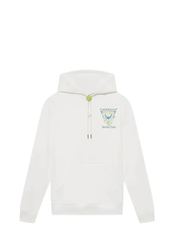 Casablanca Graphic Print Hoodie - White