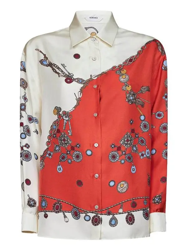 Versace Tops Shirts - White