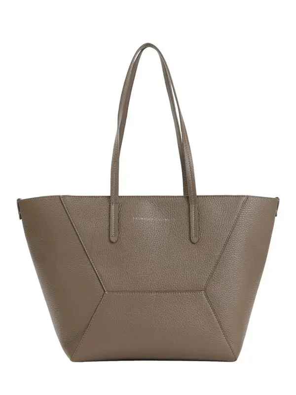 Brunello Cucinelli Duo Medium Bag - Brown