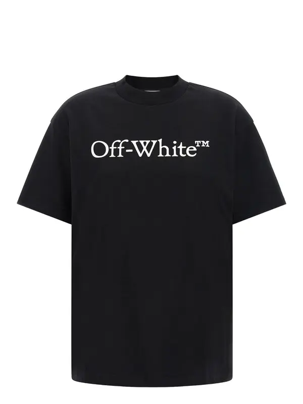 Off-White Big Logo Bookish T-shirt - Black
