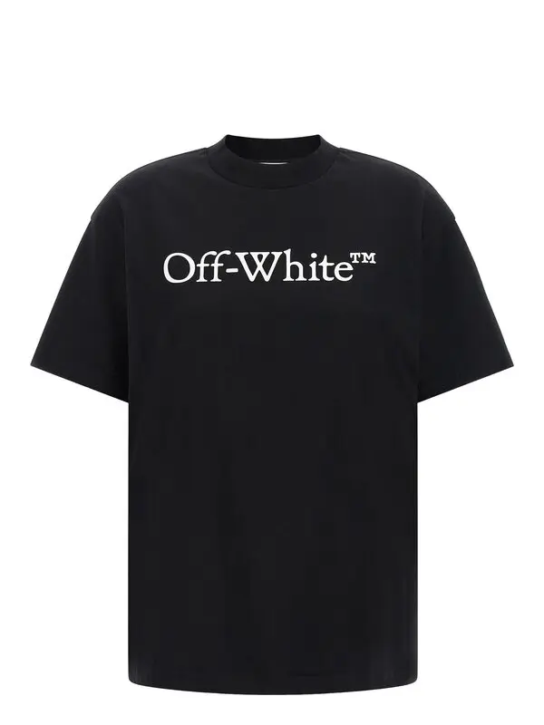 Off-White Big Logo Bookish T-shirt - Black