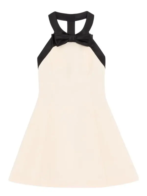 Valentino Garavani Wool And Silk Blend Mini Dress - Multicolor