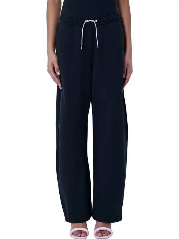 Alexander Wang Elasticated Waist Drawstring Trousers - Black