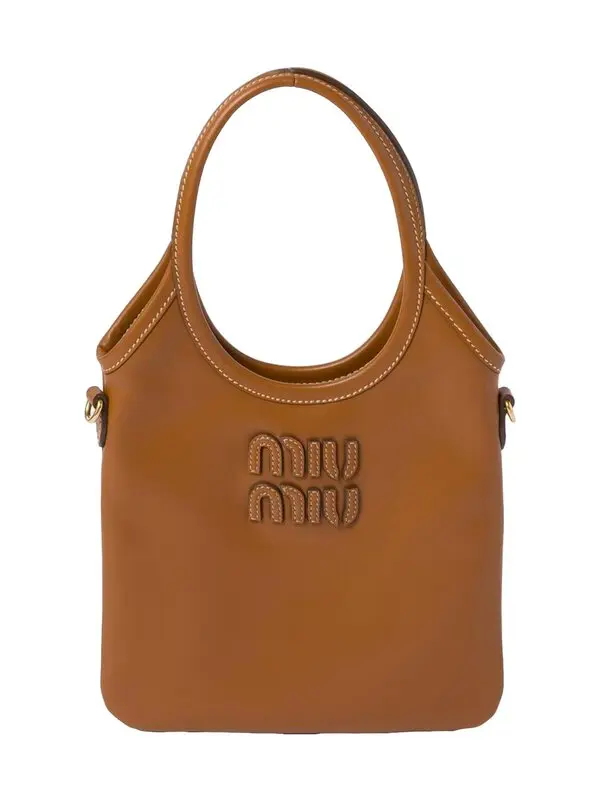 Miu Miu Leather Handbag - Brown
