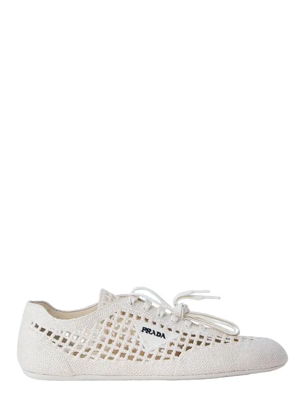 Prada Collapse Crochet Sneakers - Multicolor
