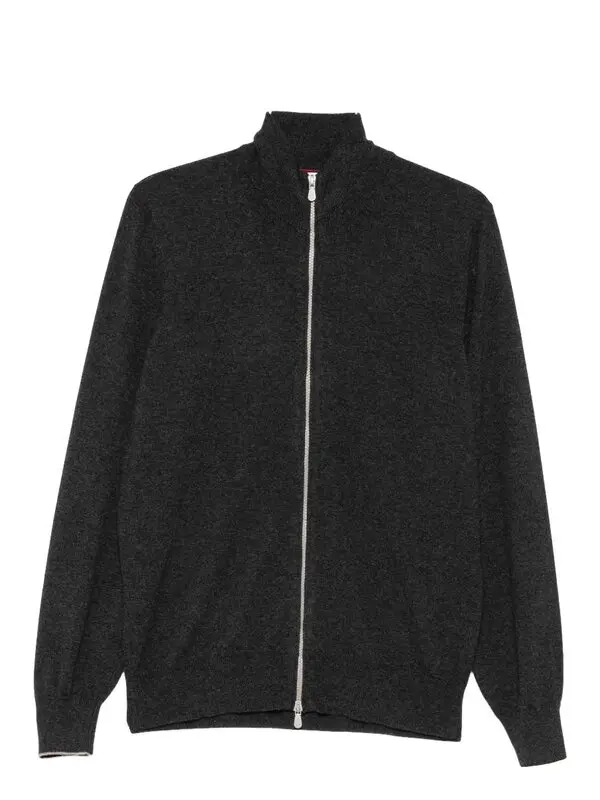 Brunello Cucinelli Cashmere Zipped Cardigan - Multicolor