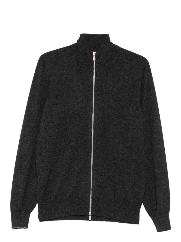 Brunello Cucinelli Cashmere Zipped Cardigan - Multicolor