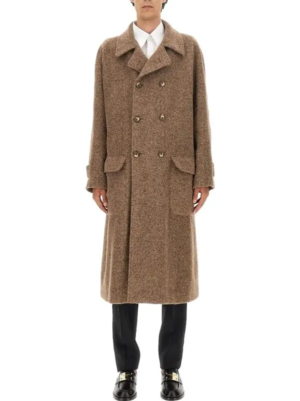 Dolce & Gabbana Double-breasted Coat - Brown