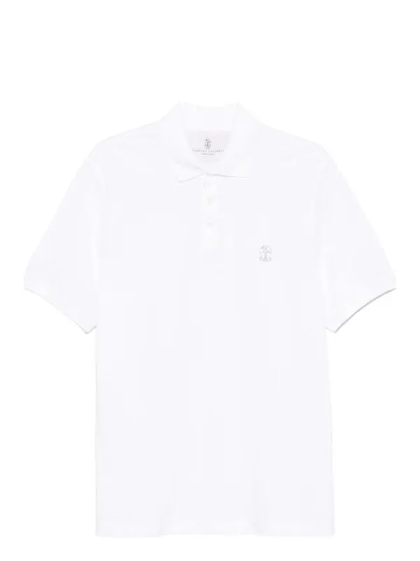 Brunello Cucinelli Polo Shirts - White