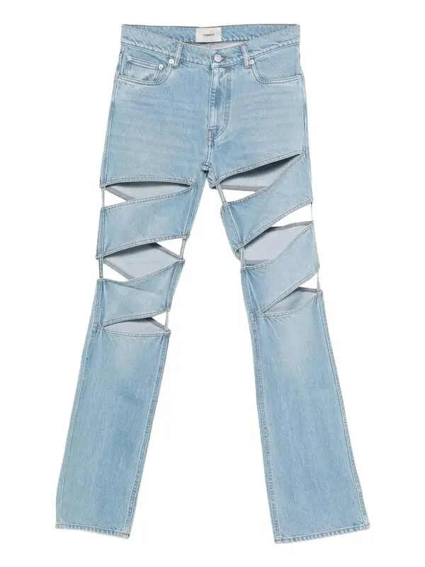 Coperni Denim Straight-leg Jeans - Blue